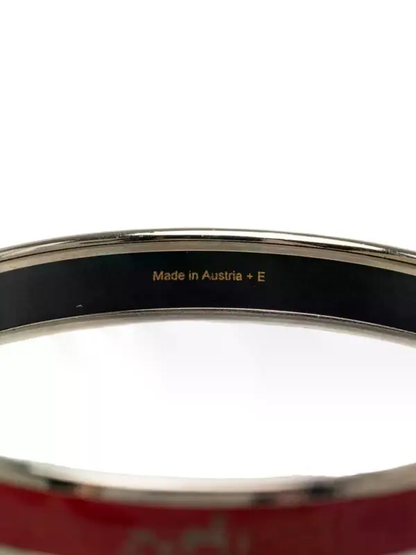 Hermès Enamel Calech Bangle Bracelet