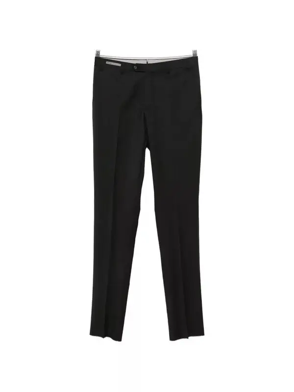 Corneliani Tailored Pressed-crease Trousers - Black