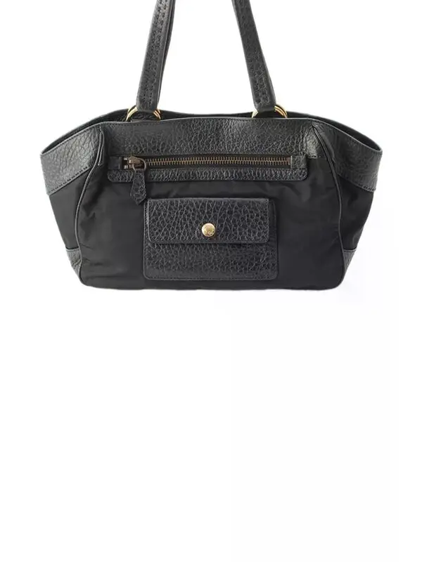 Prada Berlino Trimmed Tessuto Shoulder Bag
