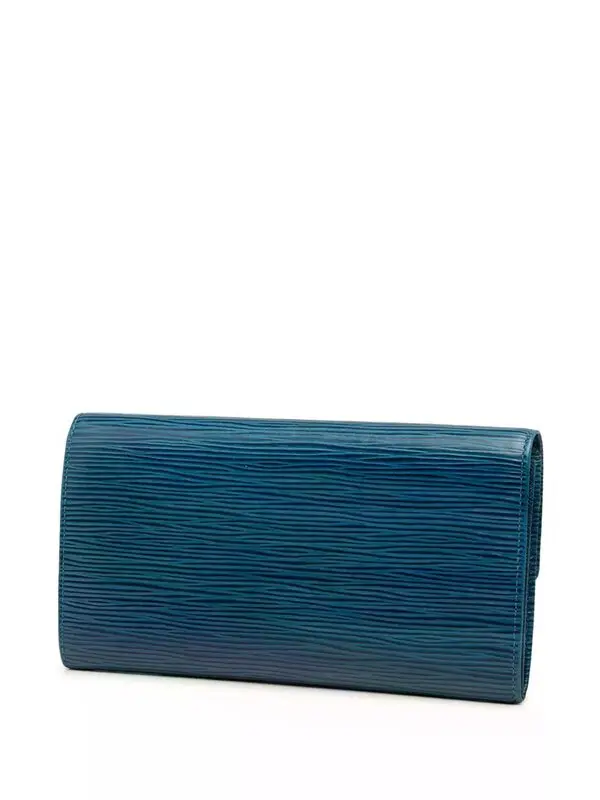 LOUIS VUITTON 1996 Epi Sarah Wallet Long Wallets
