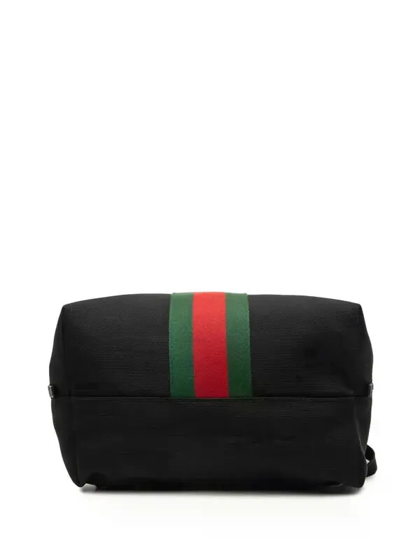Gucci Canvas Techno Web Fold Over Backpack