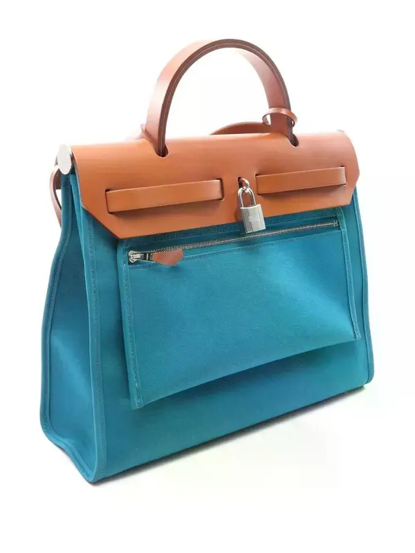 Hermès Toile Herbag Zip 31 Satchel