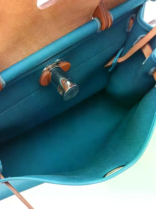 Hermès Toile Herbag Zip 31 Satchel