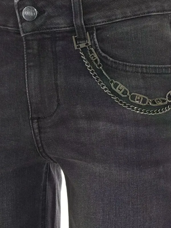 Liu Jo Monroe Logo-chain Jeans