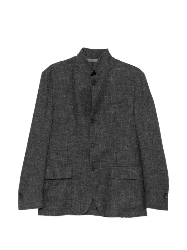 Corneliani High-neck Button-up Jacket