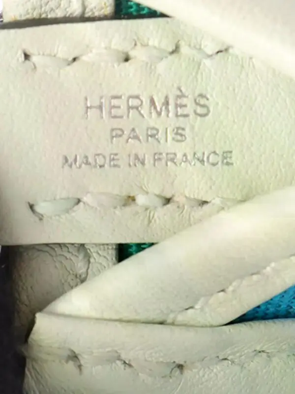 Hermès Toile Officier And Swift Neo Evelyne Crossbody Bag - Blue