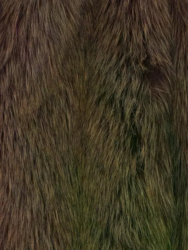 VALENTINI 1972 Faux-fur Coat With Notched Lapels