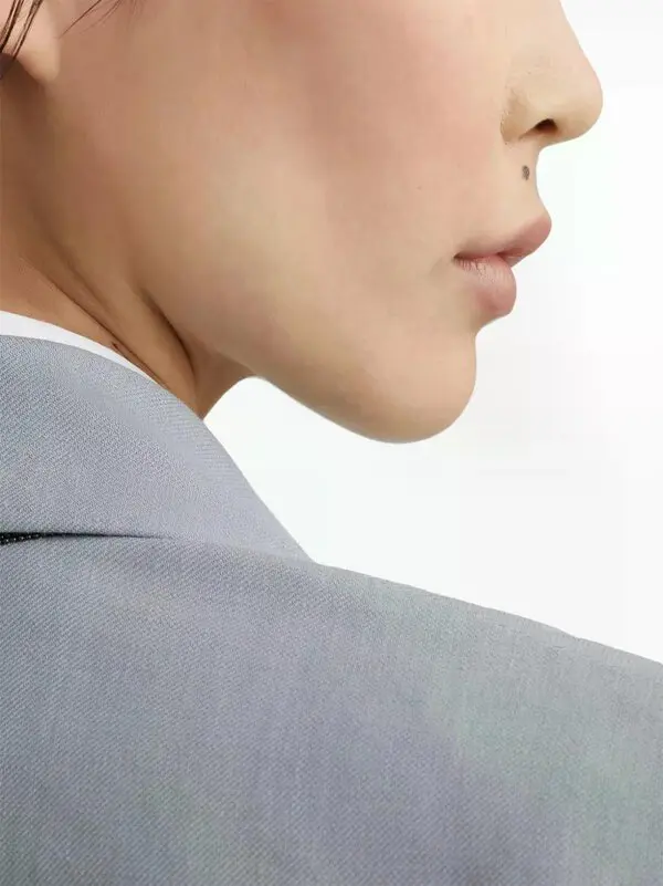 Brunello Cucinelli Single-breasted Blazer With Contrasting Cuffs