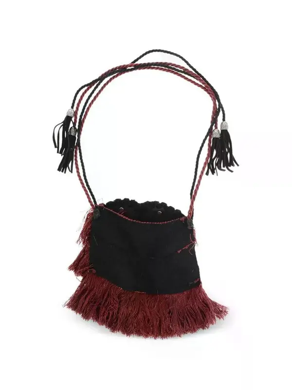 Dsquared2 Statement Necklace With Fringed Trim And Tassel Charms
