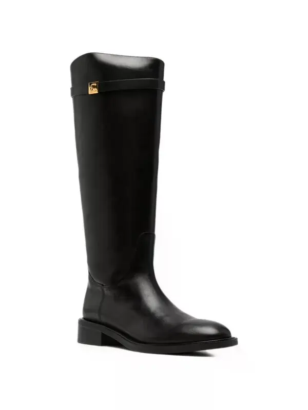 COCCINELLE Logo-plaque Leather Boots