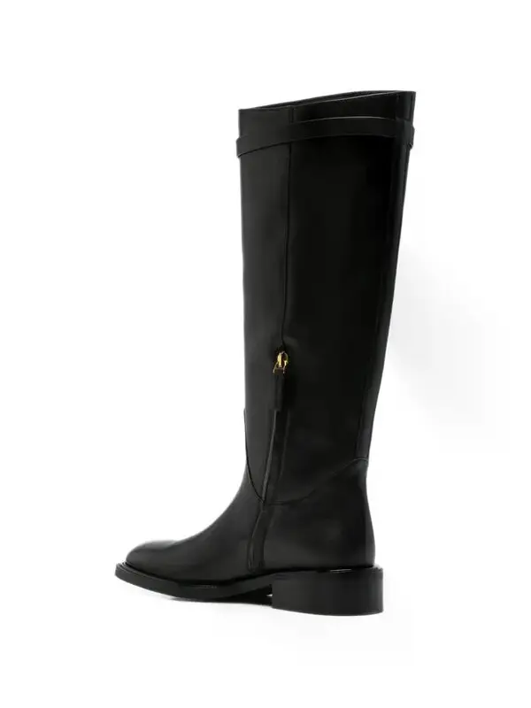 COCCINELLE Logo-plaque Leather Boots