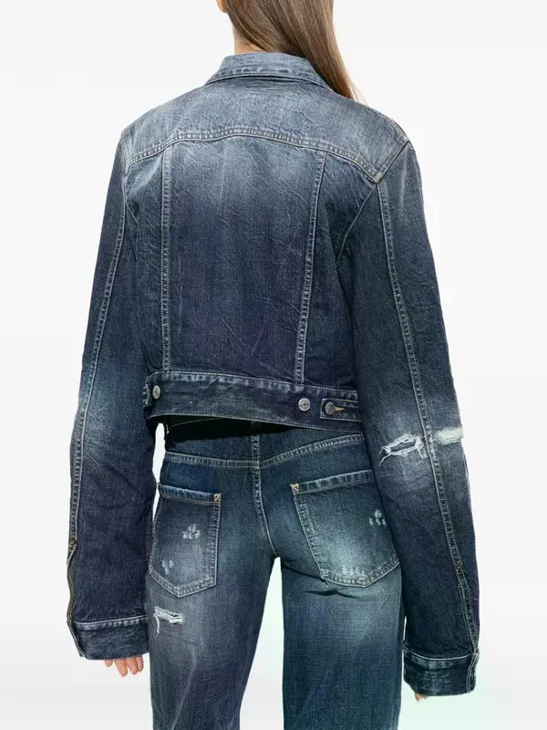 Dsquared2 Distressed Denim Jacket