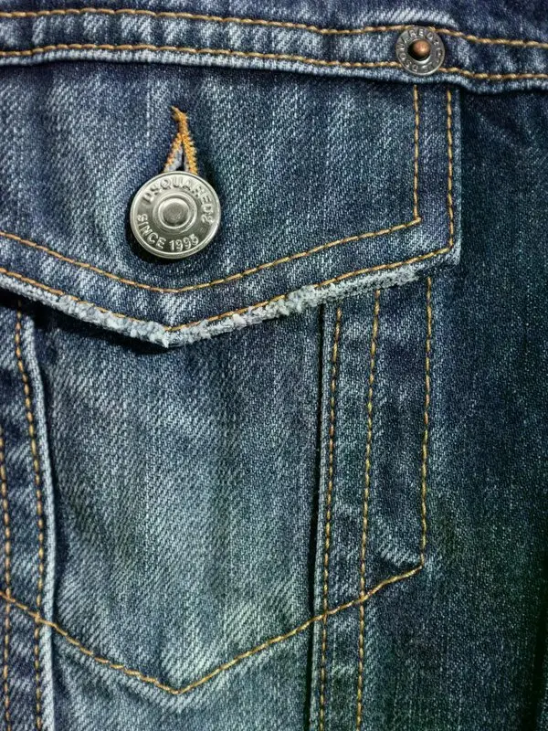 Dsquared2 Distressed Denim Jacket