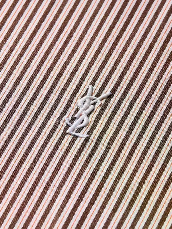 Saint Laurent Cassandre Striped Shirt