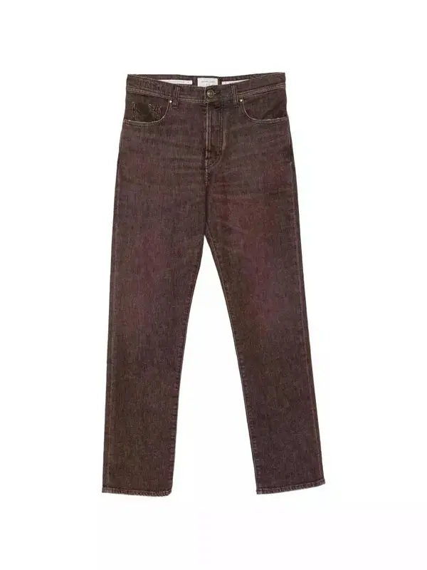 Jacob Cohen Logo-patch Straight-leg Jeans