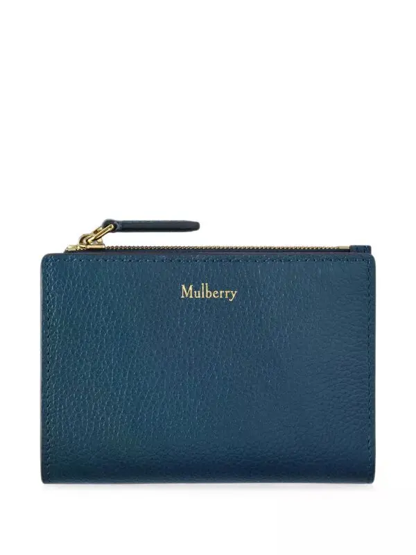 Mulberry Continental Bifold Zipped Wallet - Blue