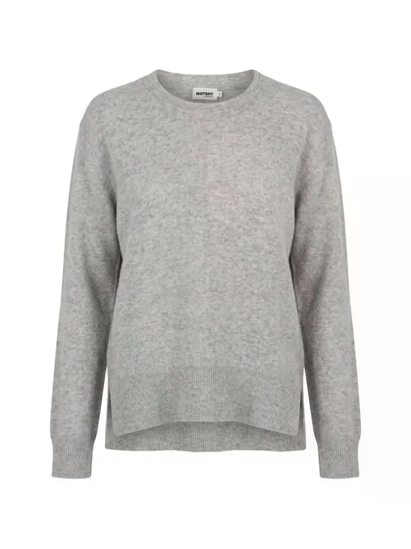 NOTSHY Fine-knit Cashmere Sweater - Grey