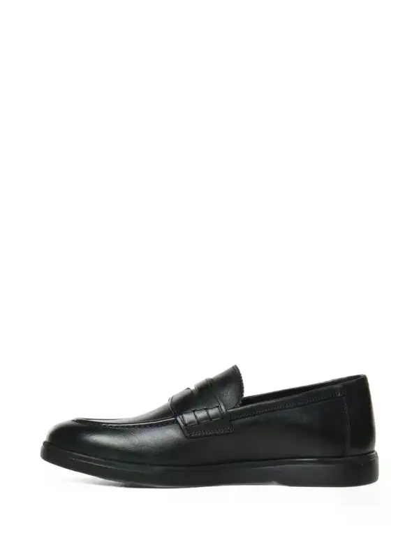 GIULIANO GALIANO Madrid Penny Leather Loafers