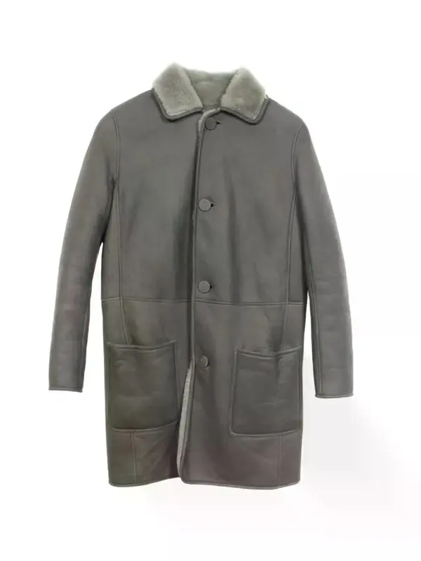 Celine 2000s Reversible Coat - Grey