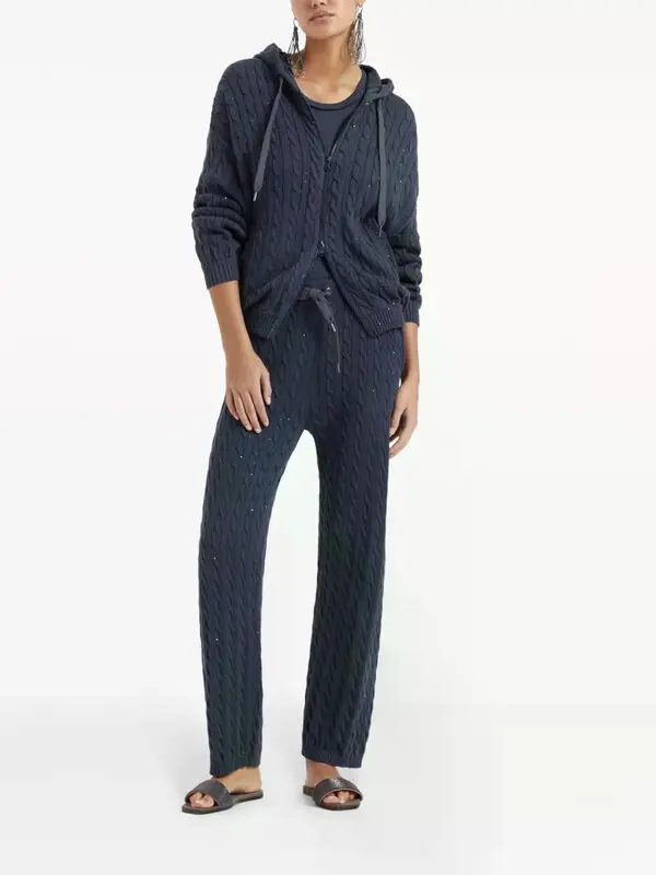 Brunello Cucinelli Ribbed Tank Top With Satin Trim
