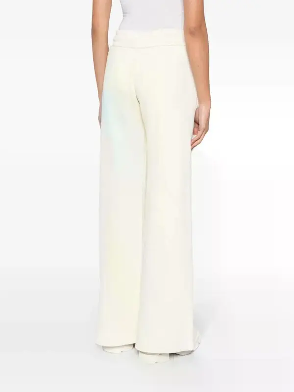 Off-White Cotton Track Pants With Signature Arrows Motif