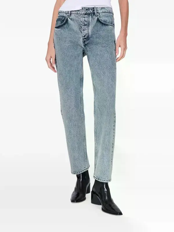 ANINE BING Kate Straight Leg Jeans