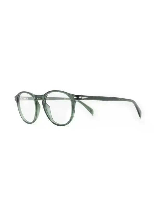 DB EYEWEAR BY DAVID BECKHAM Oval-frame Translucent Glasses