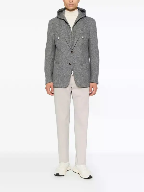 Eleventy Drawstring Pleated Trousers