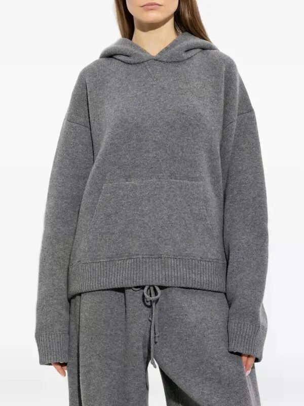 Dsquared2 Logo-embroidered Knit Hoodie Sweater