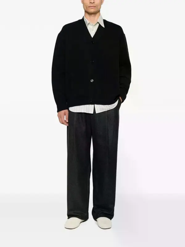 Emporio Armani Pleated Wide-leg Trousers