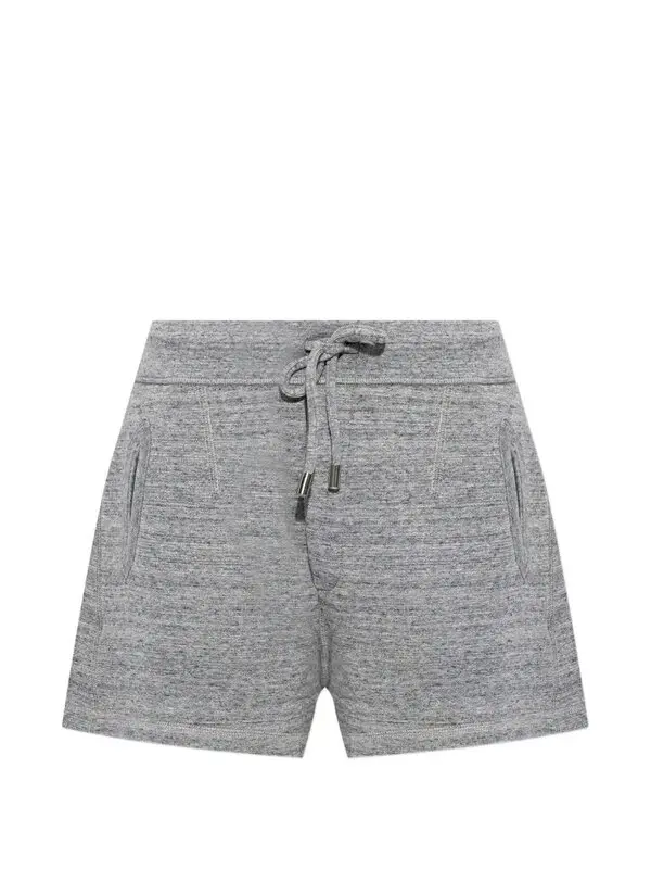 Dsquared2 Drawstring Marl-effect Shorts - Grey