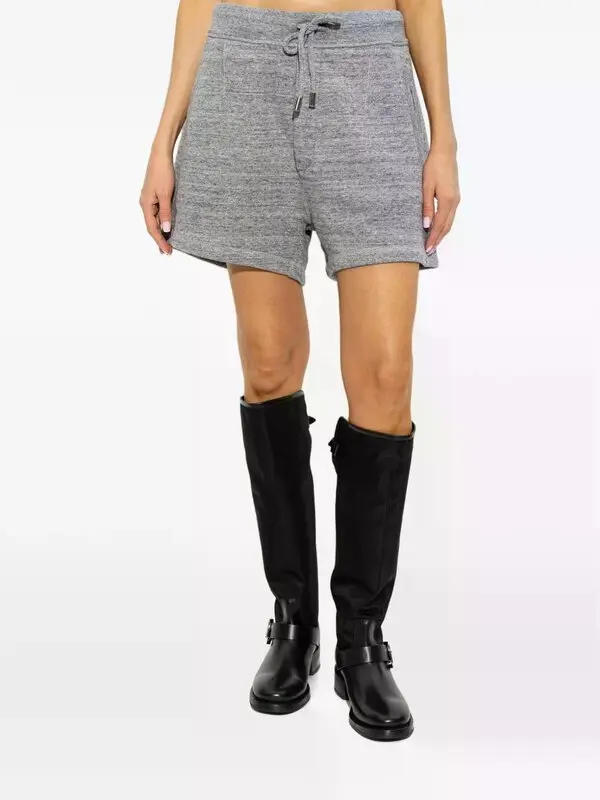 Dsquared2 Drawstring Marl-effect Shorts