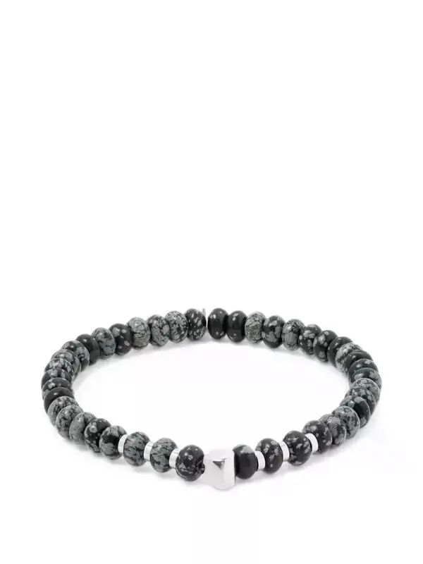 Tateossian Nepal Nugget Beaded Logo-pendant Bracelet
