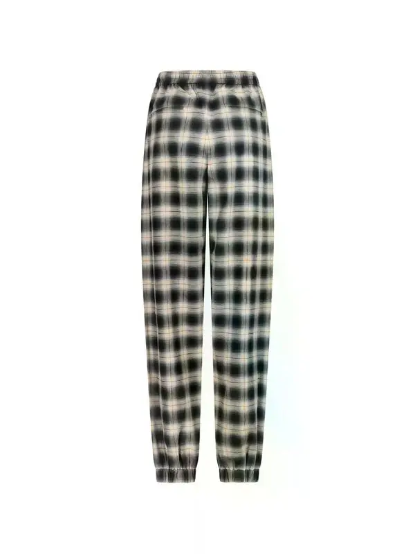 Attico Check Print Track Pants