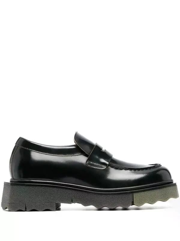 Off-White Sponge Leather Loafers