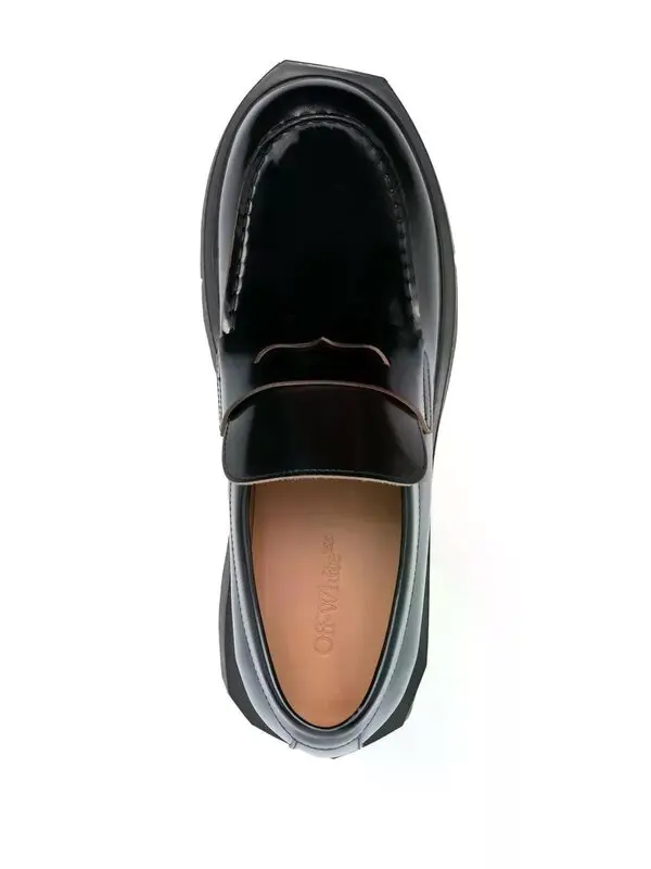 Off-White Sponge Leather Loafers