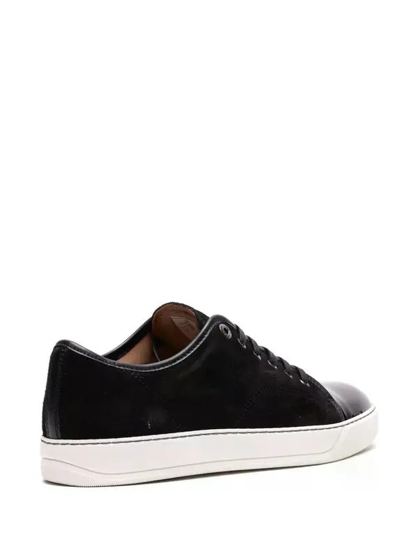 LANVIN Dbb1 Patent Leather And Suede Sneakers