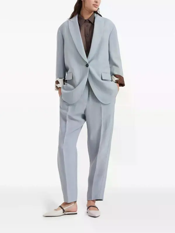 Brunello Cucinelli Single-breasted Trouser Suit