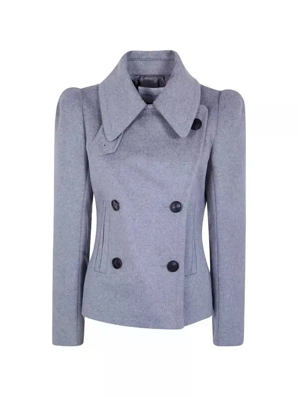 7 For All Mankind Double-breasted Blazer With Notched Lapels