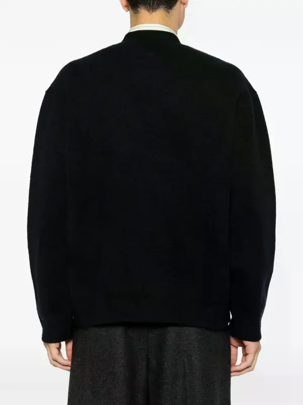 Emporio Armani V-neck Knitted Cardigan - Blue