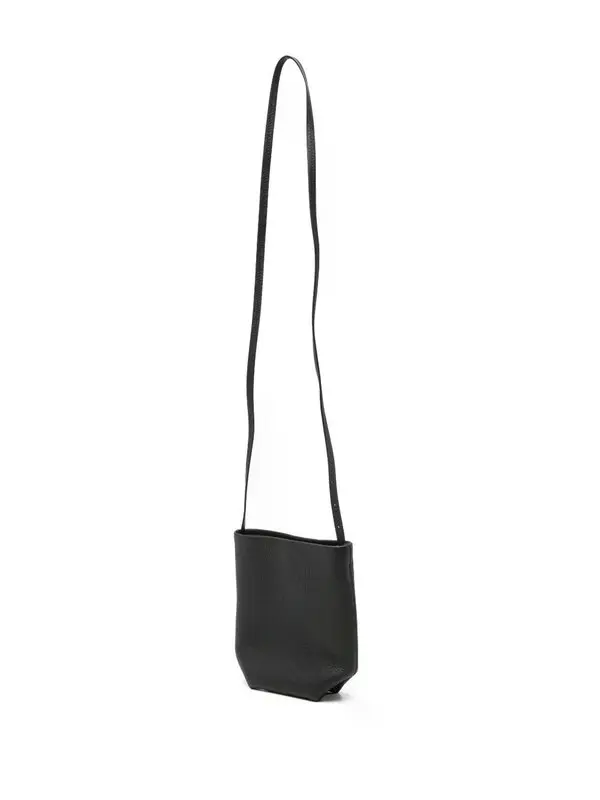 THE ROW Ns Park Grained Leather Shoulder Bag