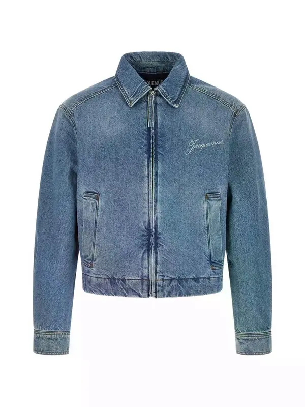 Jacquemus La Veste De-nîmes Canevas Jacket - Blue