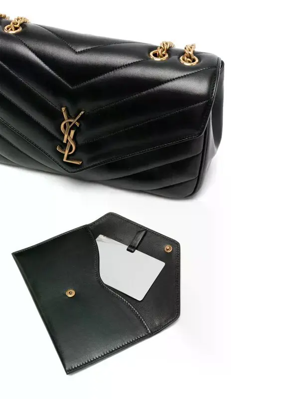 Saint Laurent Loulou Medium Matelassé Lambskin Shoulder Bag