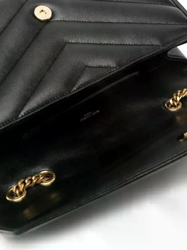 Saint Laurent Loulou Medium Matelassé Lambskin Shoulder Bag