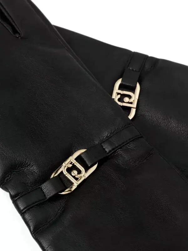 Liu Jo Logo Gloves - Black