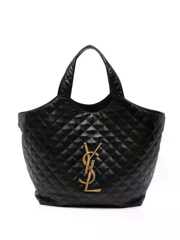 Saint Laurent Icare Quilted Leather Shoulder Bag
