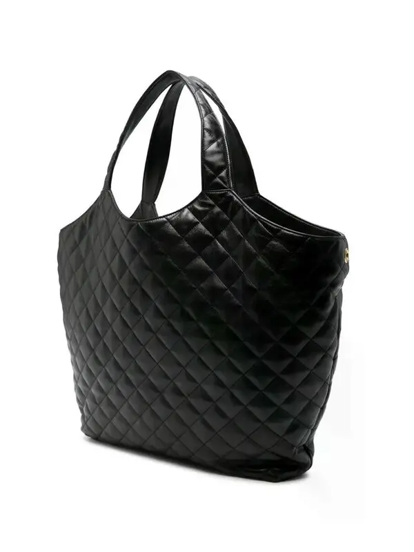 Saint Laurent Icare Quilted Leather Shoulder Bag