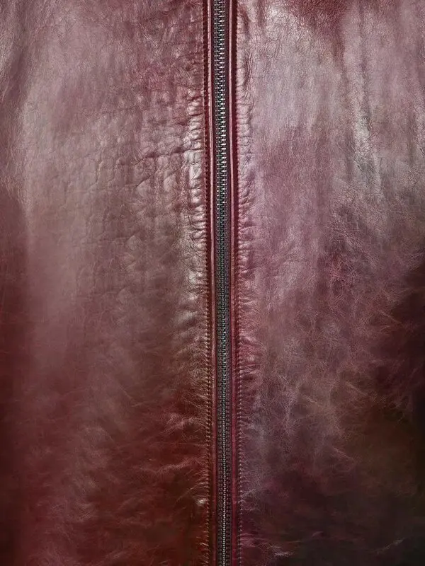 Emporio Armani Zip-up Leather Jacket