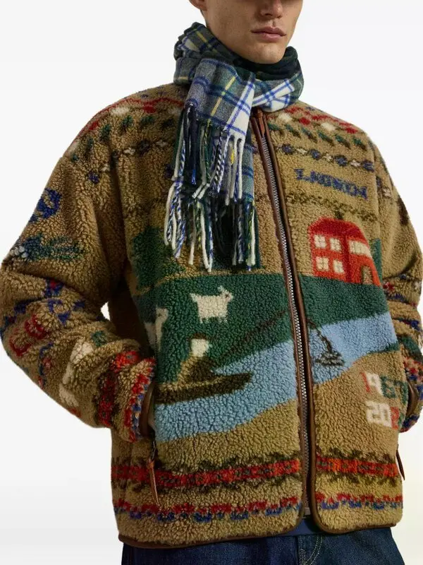 Polo Ralph Lauren Graphic-intarsia Fleece Sweatshirt