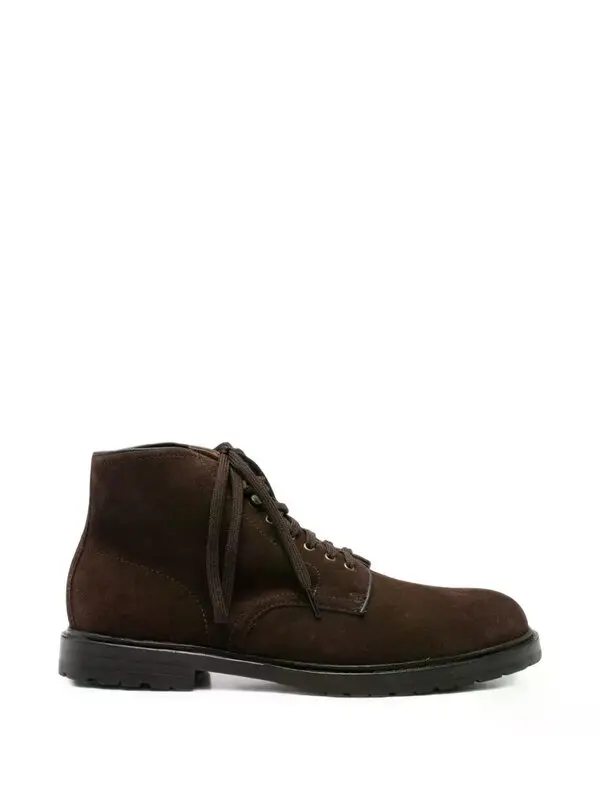 SEBAGO Lace-up Suede Boots - Brown